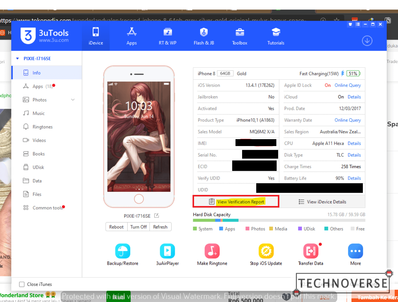 Checking iPhone Authenticity with 3uTools | Blog In Tech